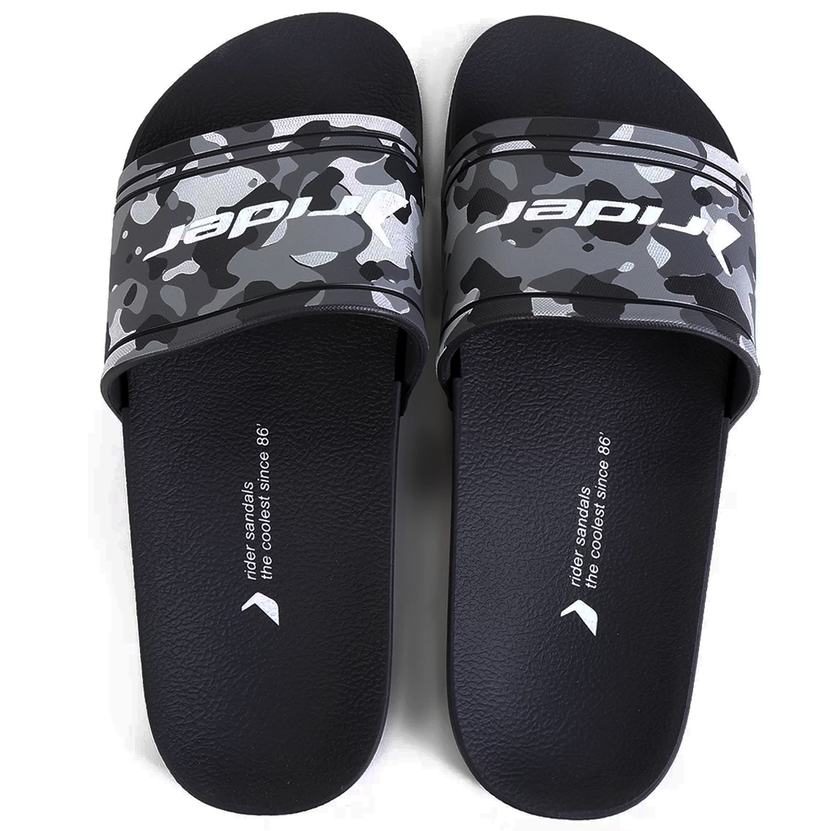 Chinelo Rider Full 86 Slide Masculino Preto/Camuflado 11506 - Chinelo ...