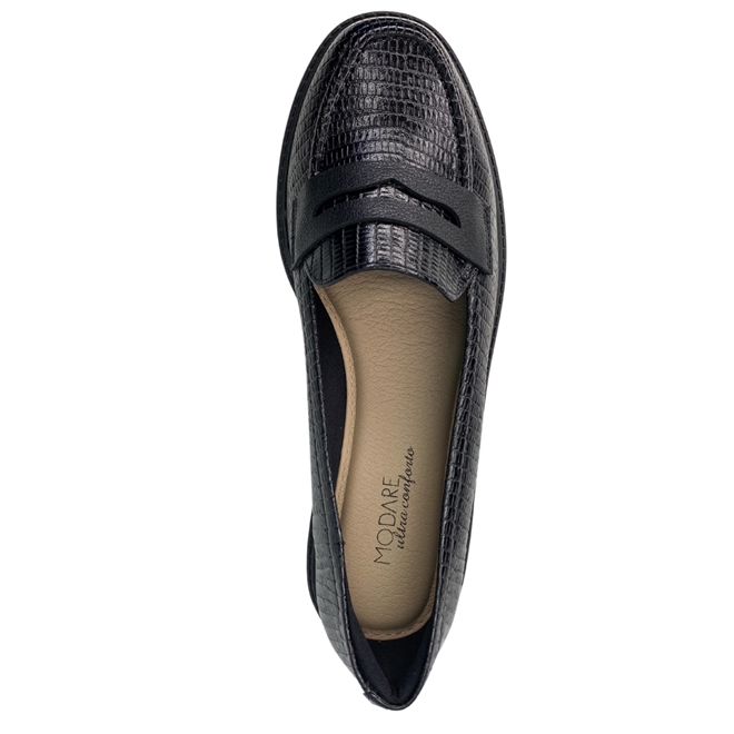 Mocassim Plataforma Modare Feminino 735710025599 - Preto - Mocassim ...