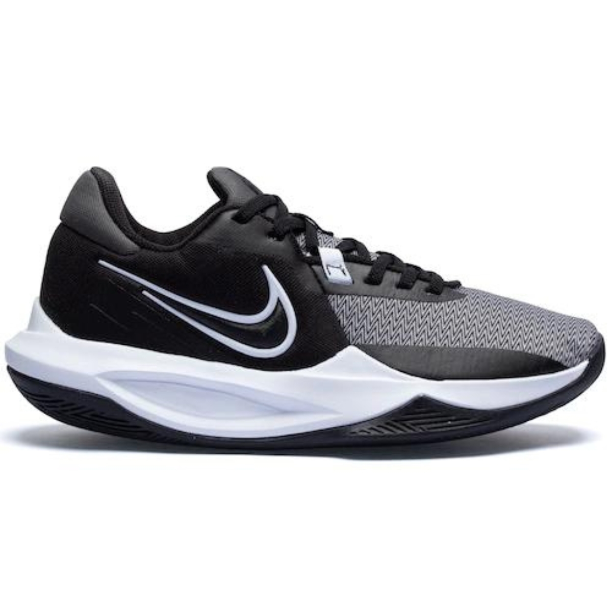 Tênis Nike Precision VI Masculino - Preto/Branco/Cinza - Tênis Nike Precision VI Masculino ...