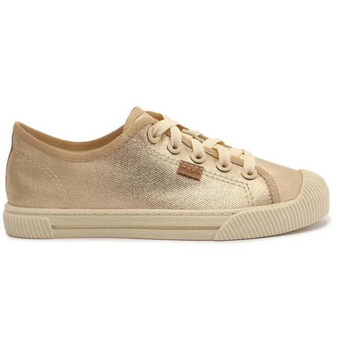 Tênis Casual Ana Capri Feminino C3029300030026 - Dourado - Tênis Casual ...