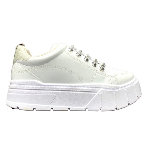 Tênis Plataforma Ramarim Feminino 2379101 - Branco - Tênis Plataforma ...