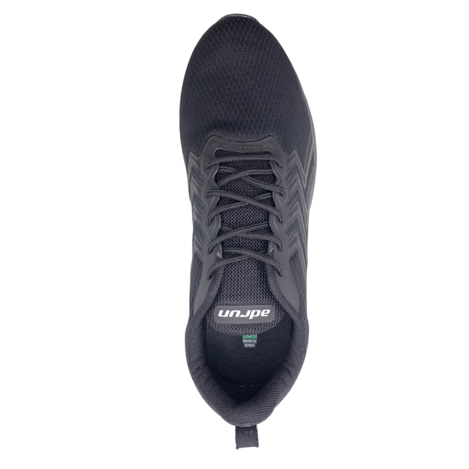 Tênis Esportivo Adrun Masculino 8309 - Preto/Grafite/Branco - Tênis ...