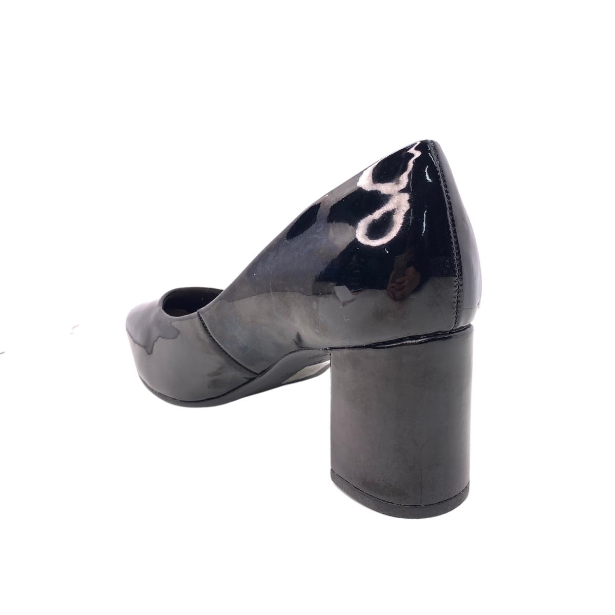 Sapato Salto Bloco Via Uno Feminino 320001 - Preto - Sapato Salto Bloco ...