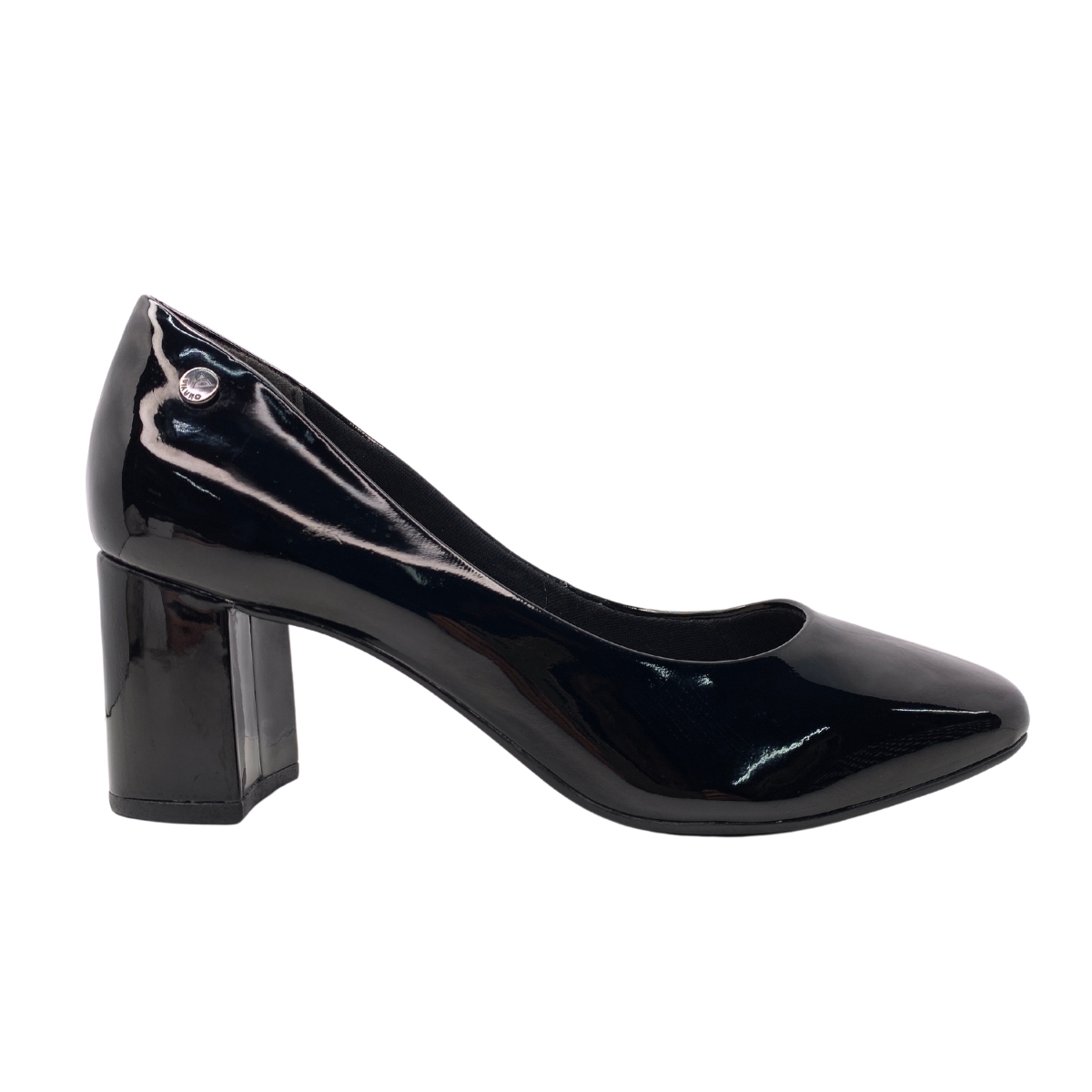 Sapato Salto Bloco Via Uno Feminino 320001 - Preto - Sapato Salto Bloco ...