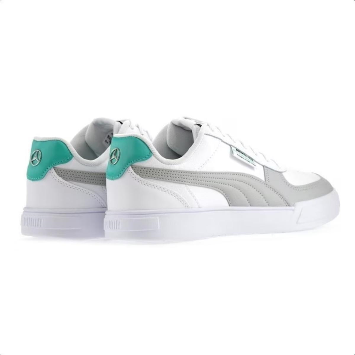 Tênis Puma Caven MAPF1 Masculino - Branco/Cinza/Verde - Tênis Puma ...