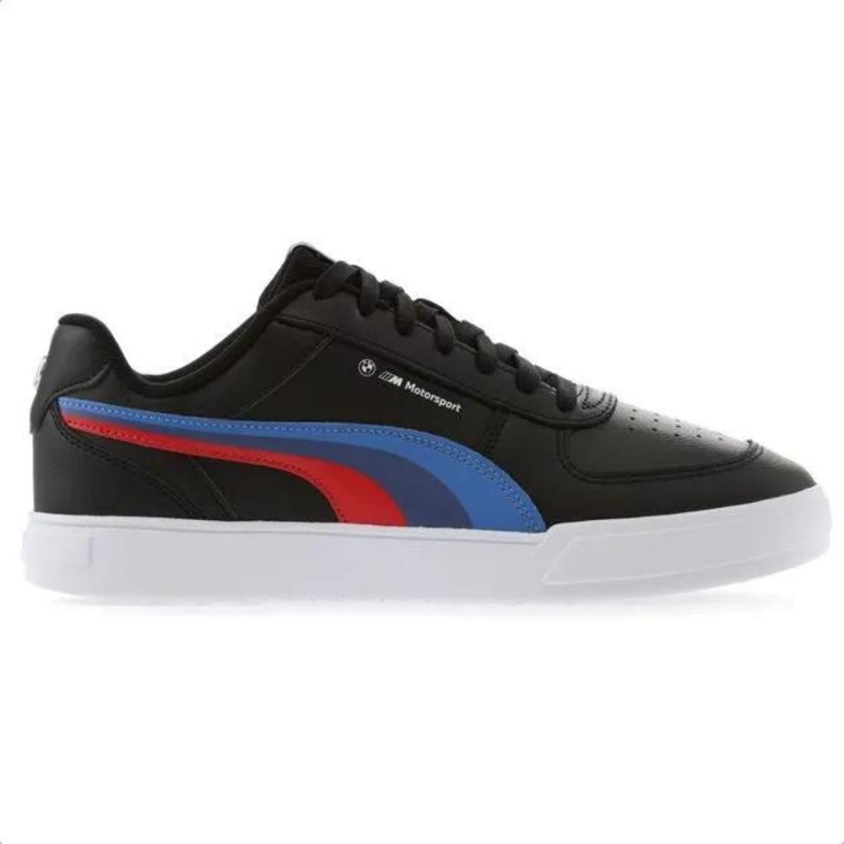 Tênis Puma Caven BMW Masculino - Preto/Azul/Vermelho - Tênis Puma Caven ...