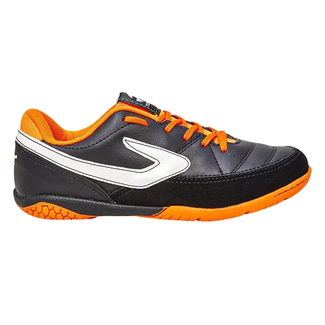 Chuteira Infantil Indoor Topper Masculina TP05040001 - Preto/Laranja ...