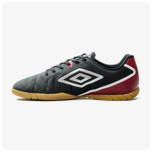 Chuteira Futsal Umbro Attak Eternal Masculino - Preto/Prata/Vermelho - Chuteira Futsal Umbro ...