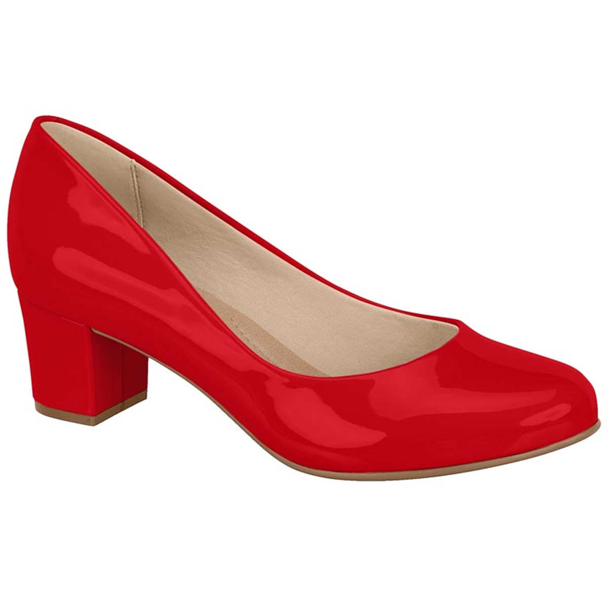 Sapato Salto Grosso Beira Rio Feminino 477730913488 - Sapato Salto ...